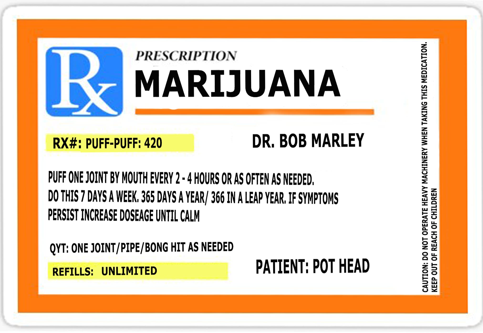 Prescription Weed Meme