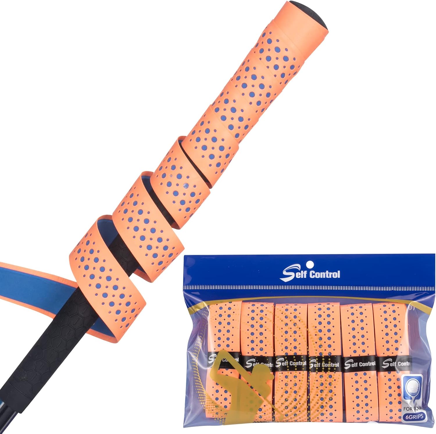 Self Control Golf Club Grip Wrapping Tapes Convenient & Anti-slip ...