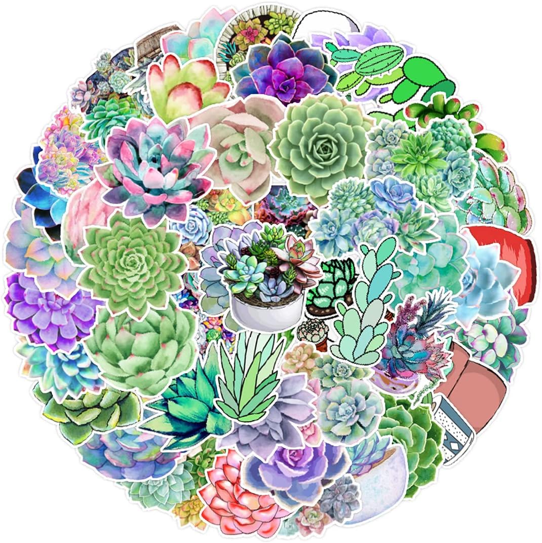 Amazon.com: Green Plant Stickers for Laptop (50Pcs),Gift for Teens ...