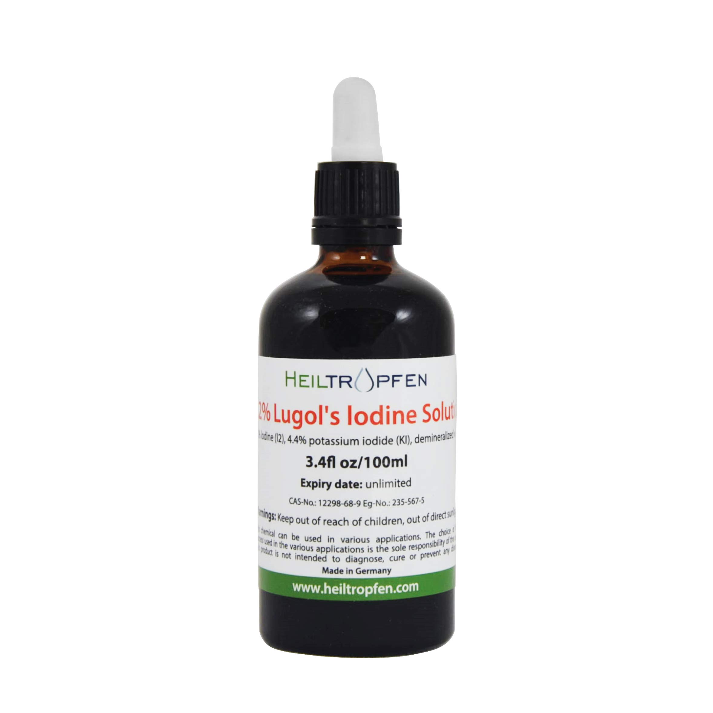 Snapklik.com : 2.2% Lugols Iodine Solution 3.4 Fl Oz Pharmaceutical ...