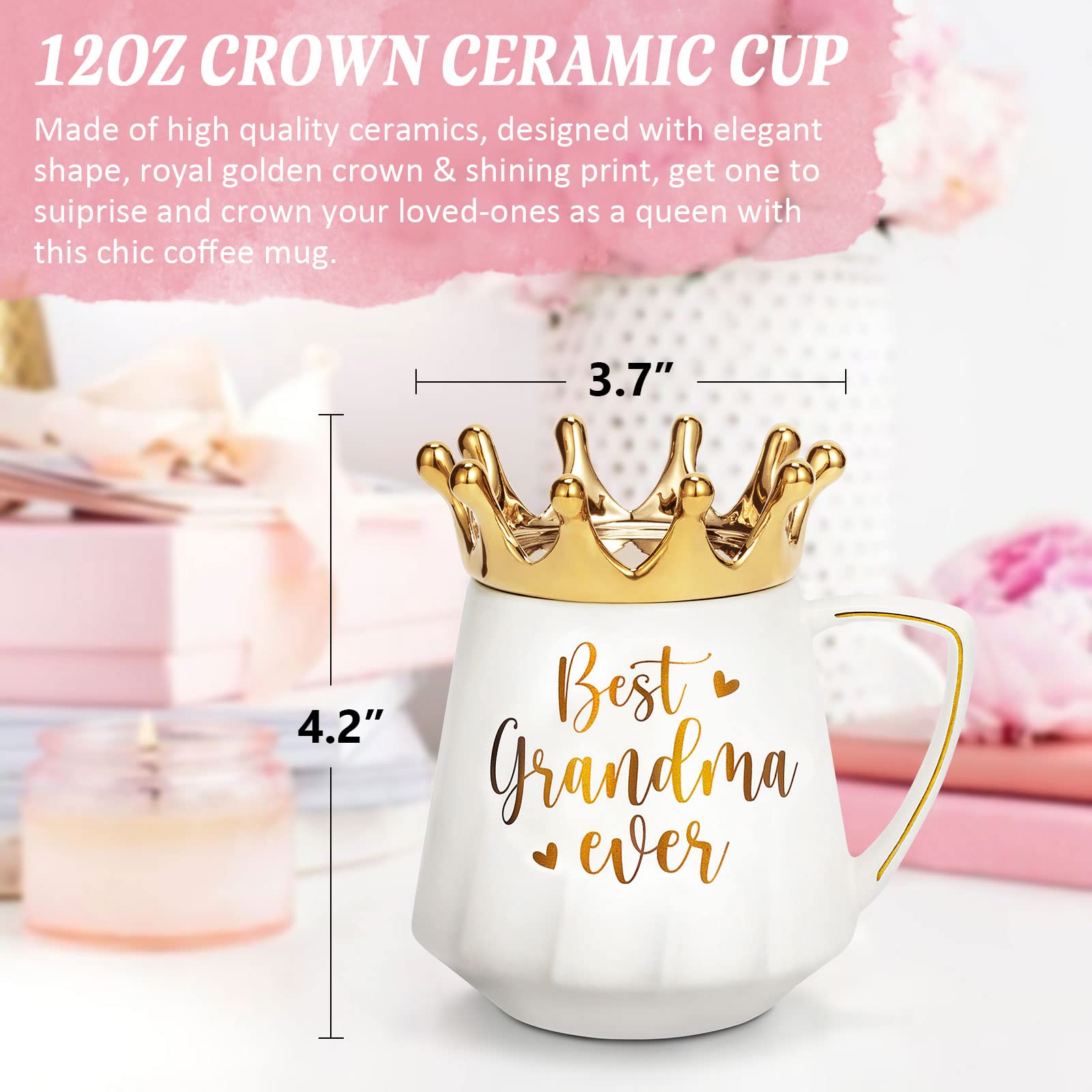 Mothers Day Gifts for Grandma Gifts from Grandkids Grandchildren, Best ...