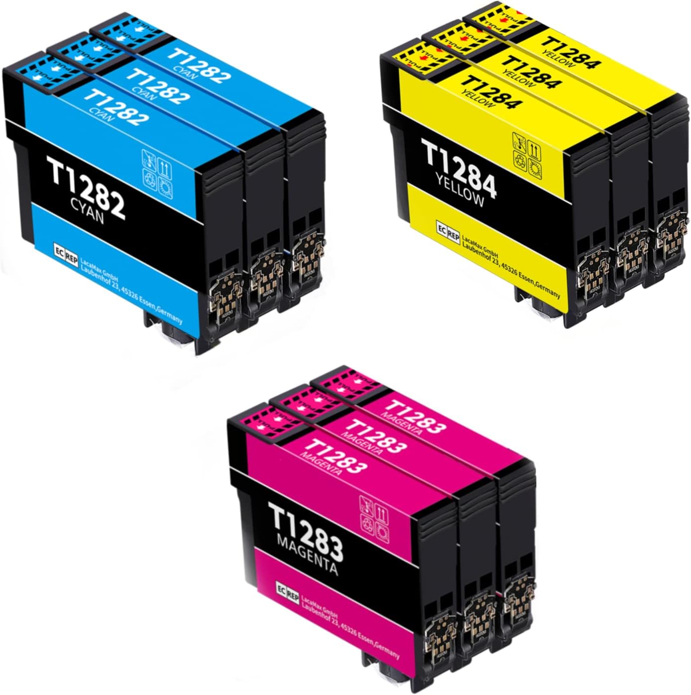 128XL Cartucce compatibili per Epson T1281 T1282 T1283 T1284 per Epson ...