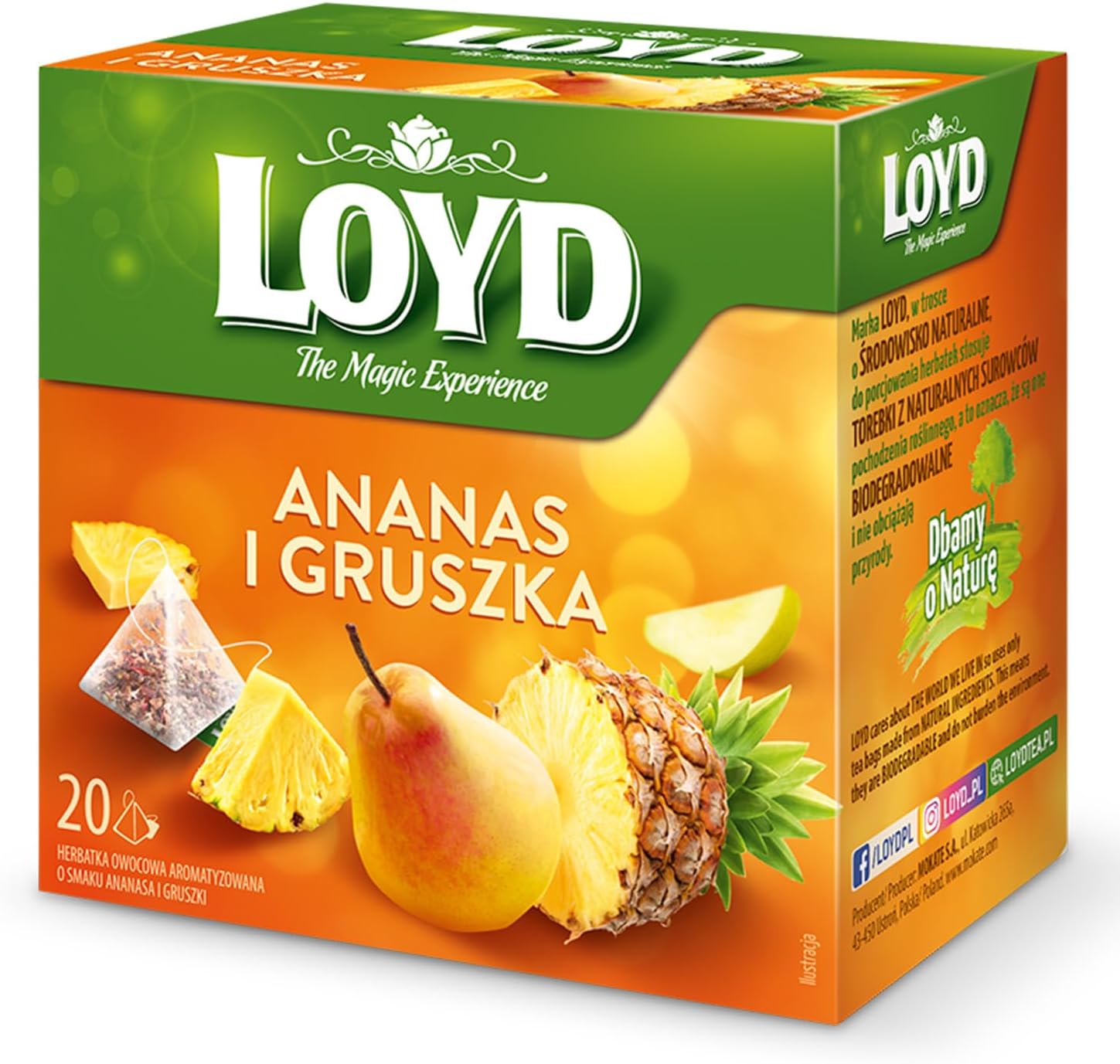 Amazon.com : Loyd the Magic Experience Forest Fruit Tea 20 teabags ...