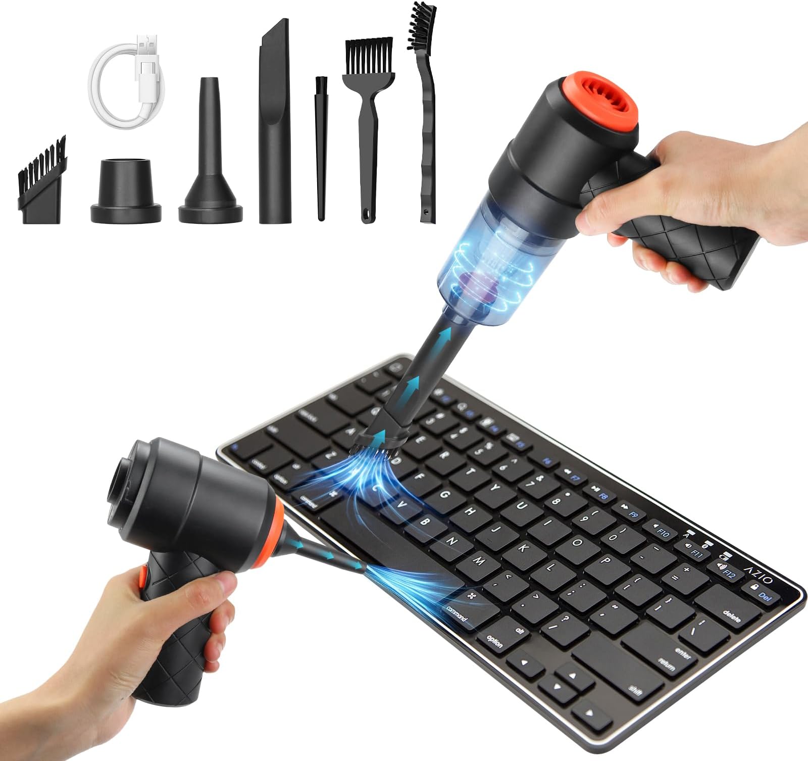 Amazon.com: Compressed Air Duster,Electric Air Duster,Rechargeable ...