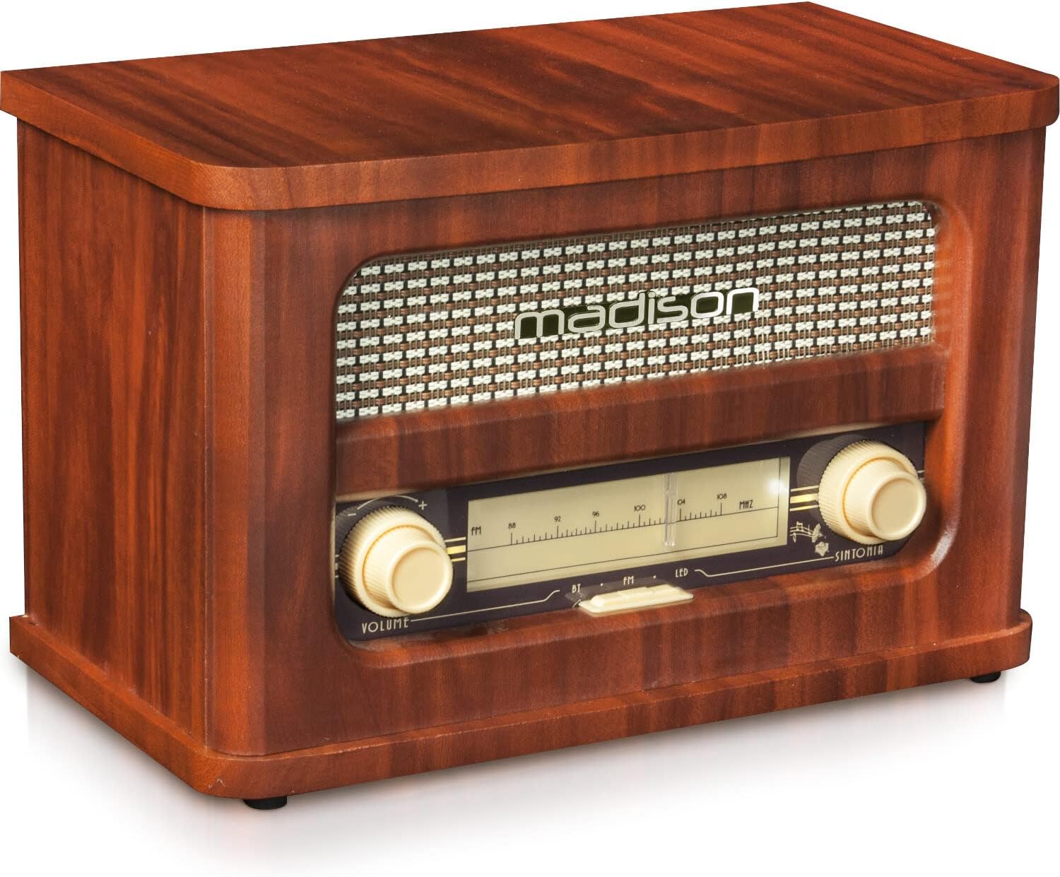 MAD-RETRORADIO - MADISON - Vintage radio on battery with FM, Bluetooth ...