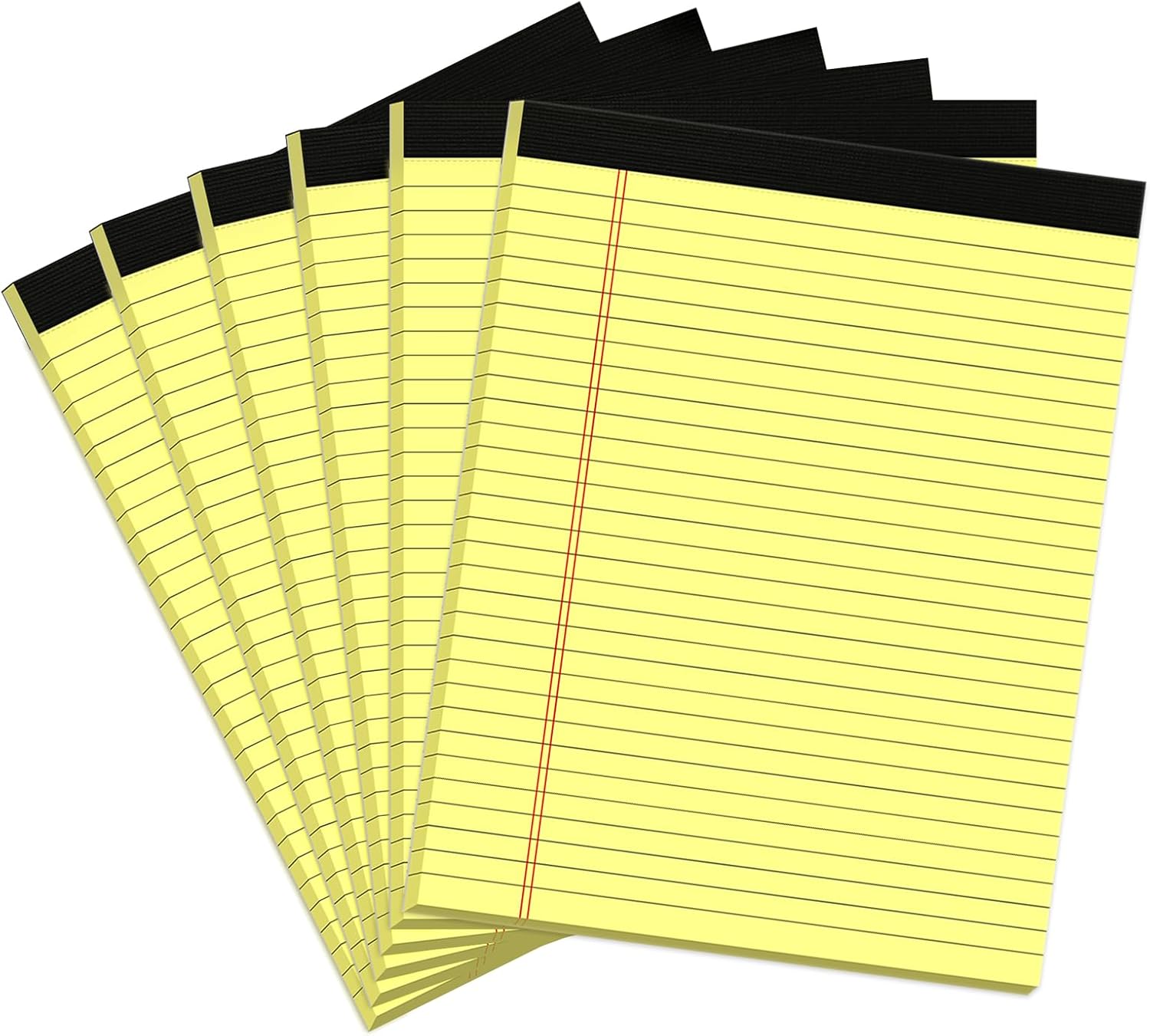 Amazon.com : Legal Pads 8.5 x 11 Yellow Writing Pads Wide Ruled Note ...