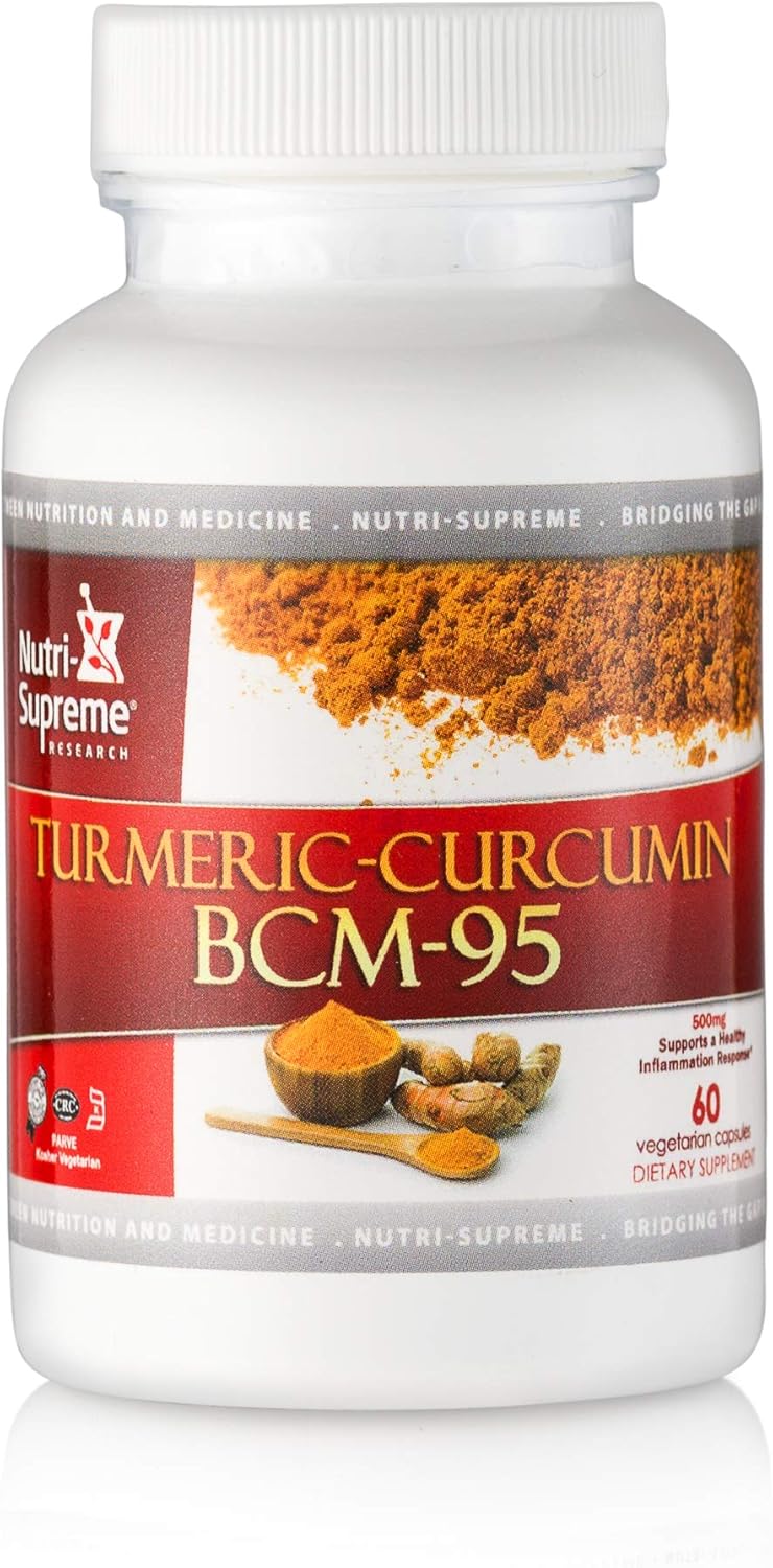 Amazon.com: BCM - 95 Turmeric- Curcumin 60 Vegetable Capsules - Certified Kosher : Health ...