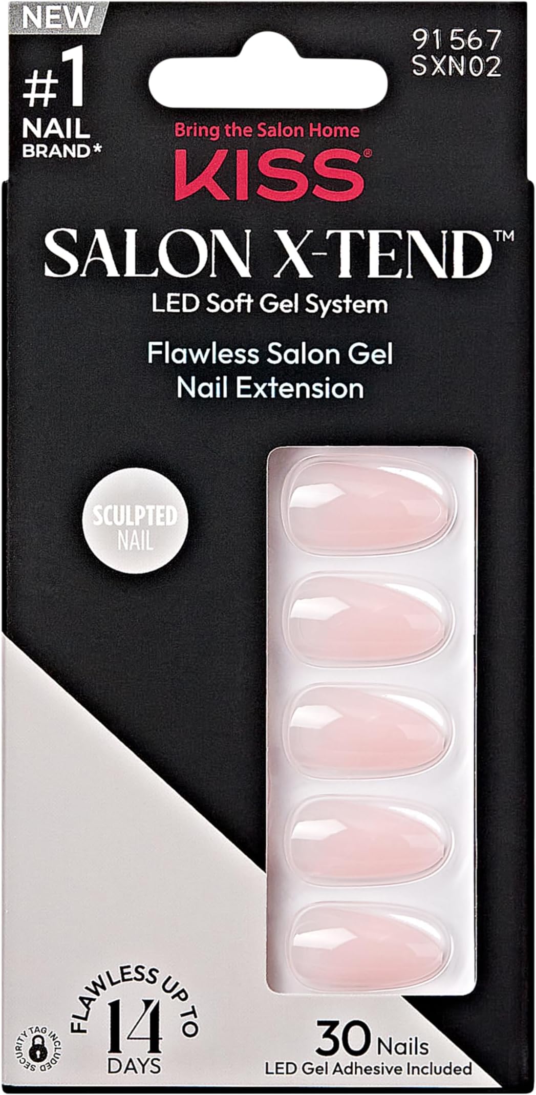 Amazon.com: KISS Salon X-tend, Press-On Nails, Nail glue included ...