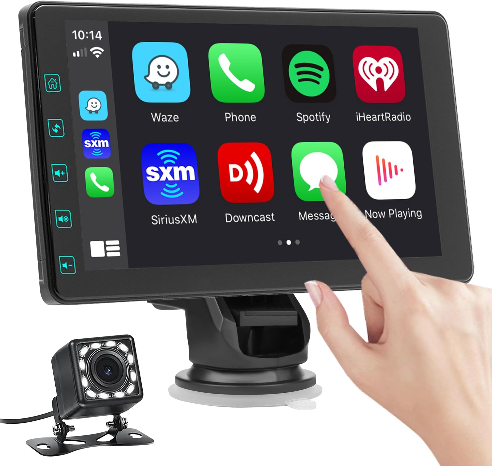 [Wireless] 7" Wireless Car Stereo with Carplay & Reverse Camera ...
