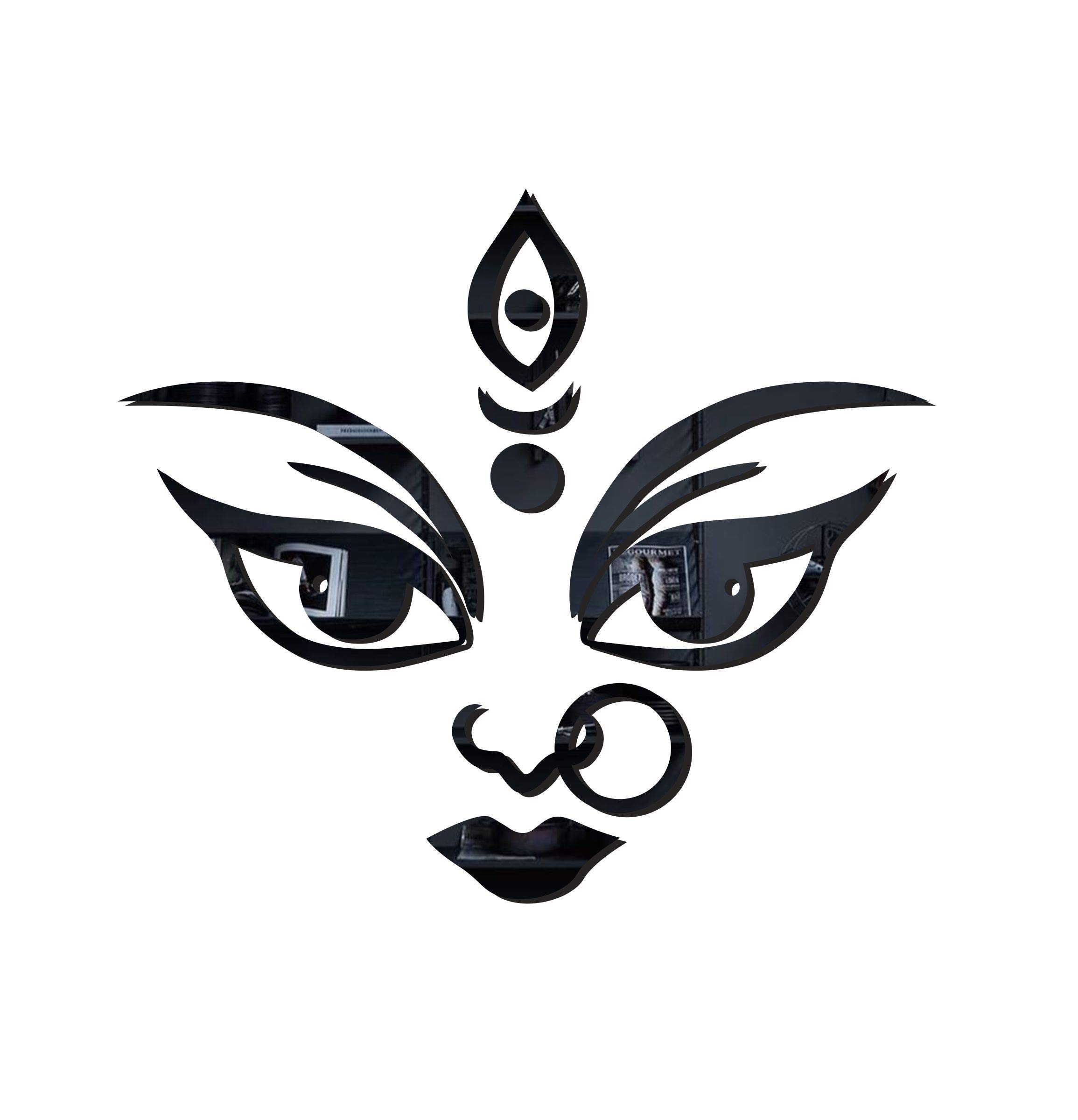 Durga Devi Wallpaper Black And White