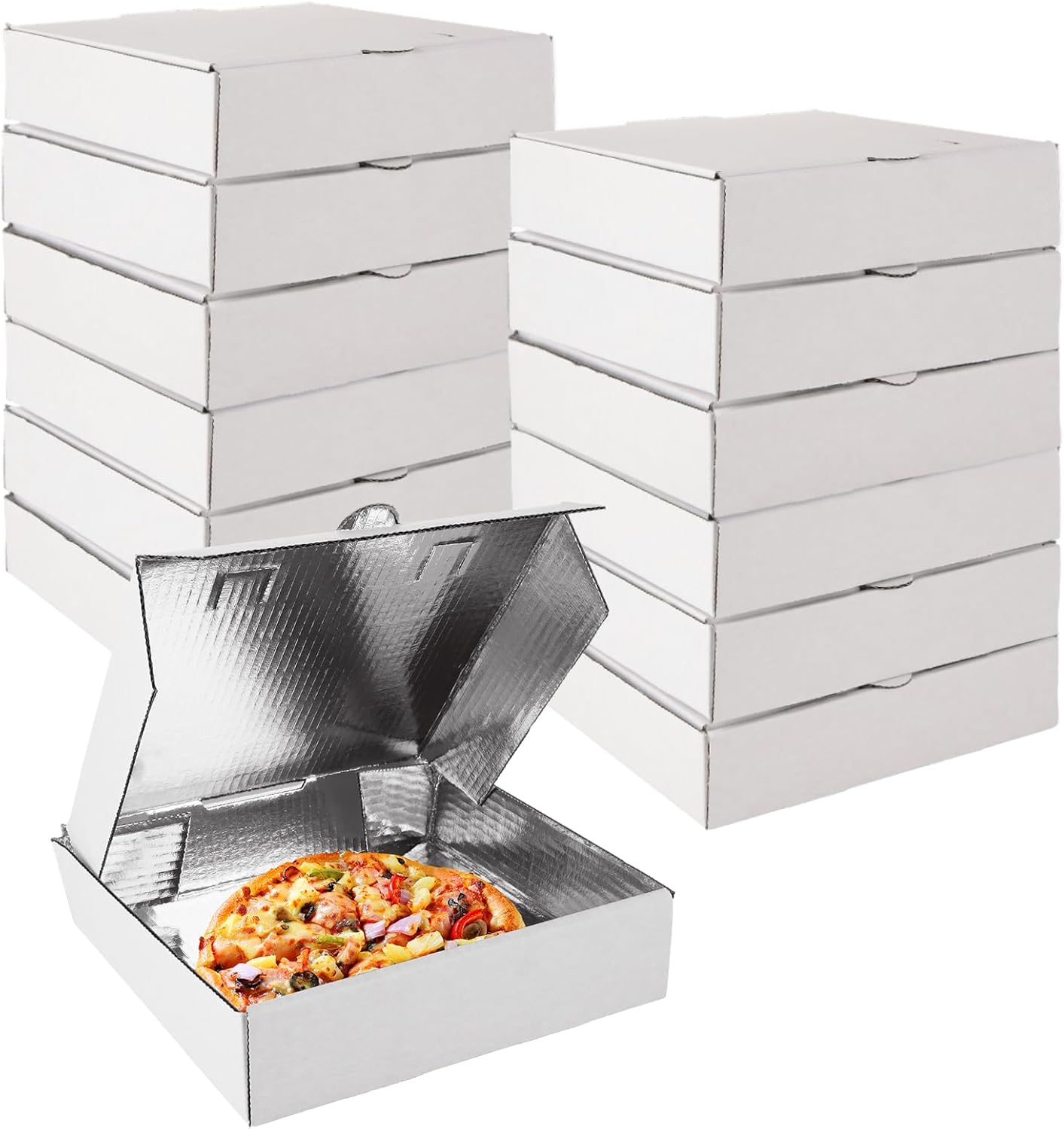 Amazon.com: ABuff 30 Pack Pizza Boxes, 7.3" x 7.3" x 1.8" Kraft Small ...
