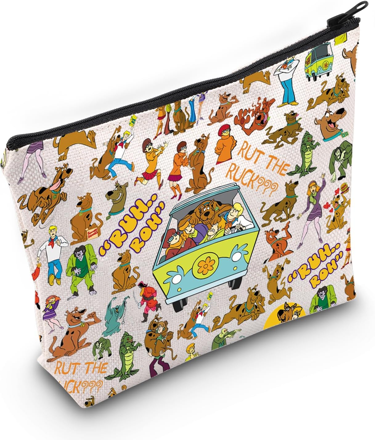 Amazon.com: LEVLO Cartoon Dog & Shaggy Makeup Bag Dog Movie Fans Gift ...
