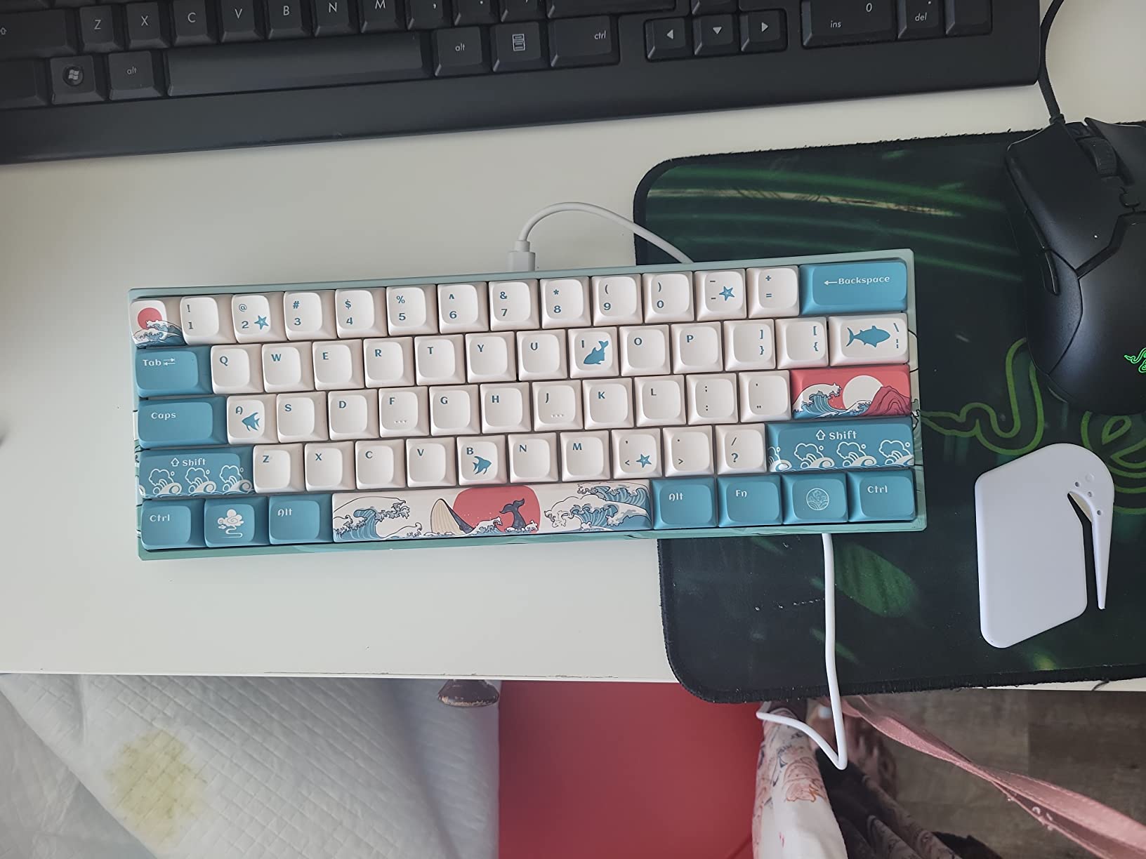 $12/mo - Finance HITIME XVX M61 60% Mechanical Keyboard Wireless, Ultra ...