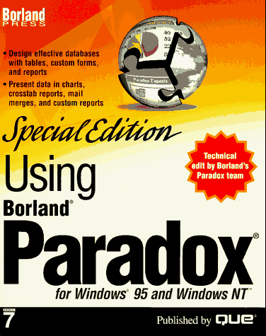 Amazon | Using Borland Paradox 7 for Windows 95 and Windows Nt, Special ...