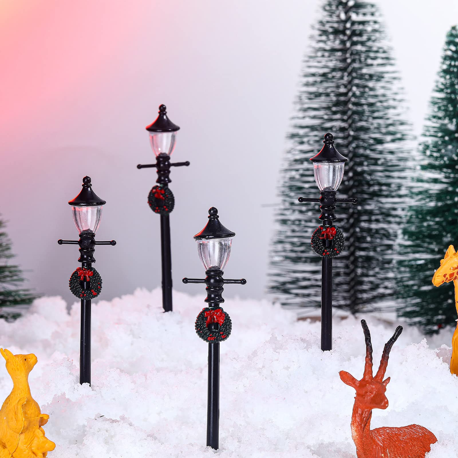 Portable Lamp Post Christmas Five Arm Elegant Cast Iron Street Lamp