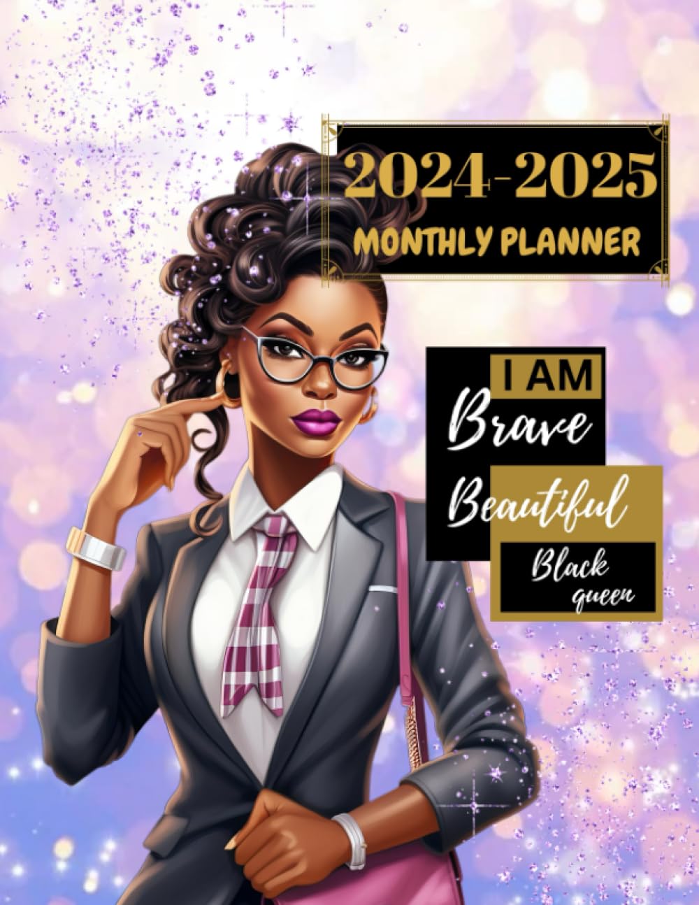 Amazon.com: BLACK GIRL 2024-2025 LARGE UNDATED DAILY PLANNER WITH 24 ...