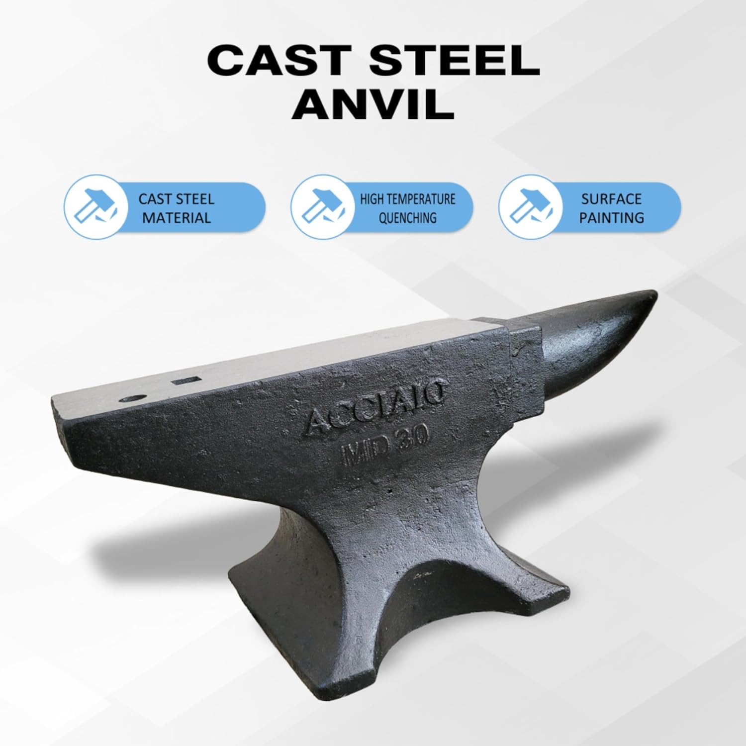Single Horn Blacksmith Anvil Cast Steel with Rounded Philippines | Ubuy