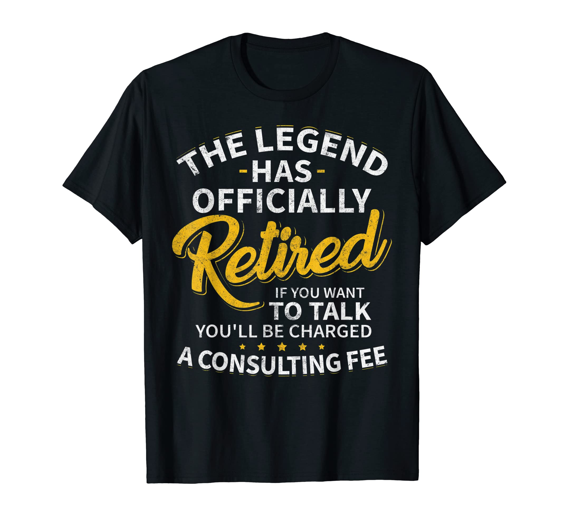The Legend Has Retired Men Officer Officially Retirement T-Shirt ...