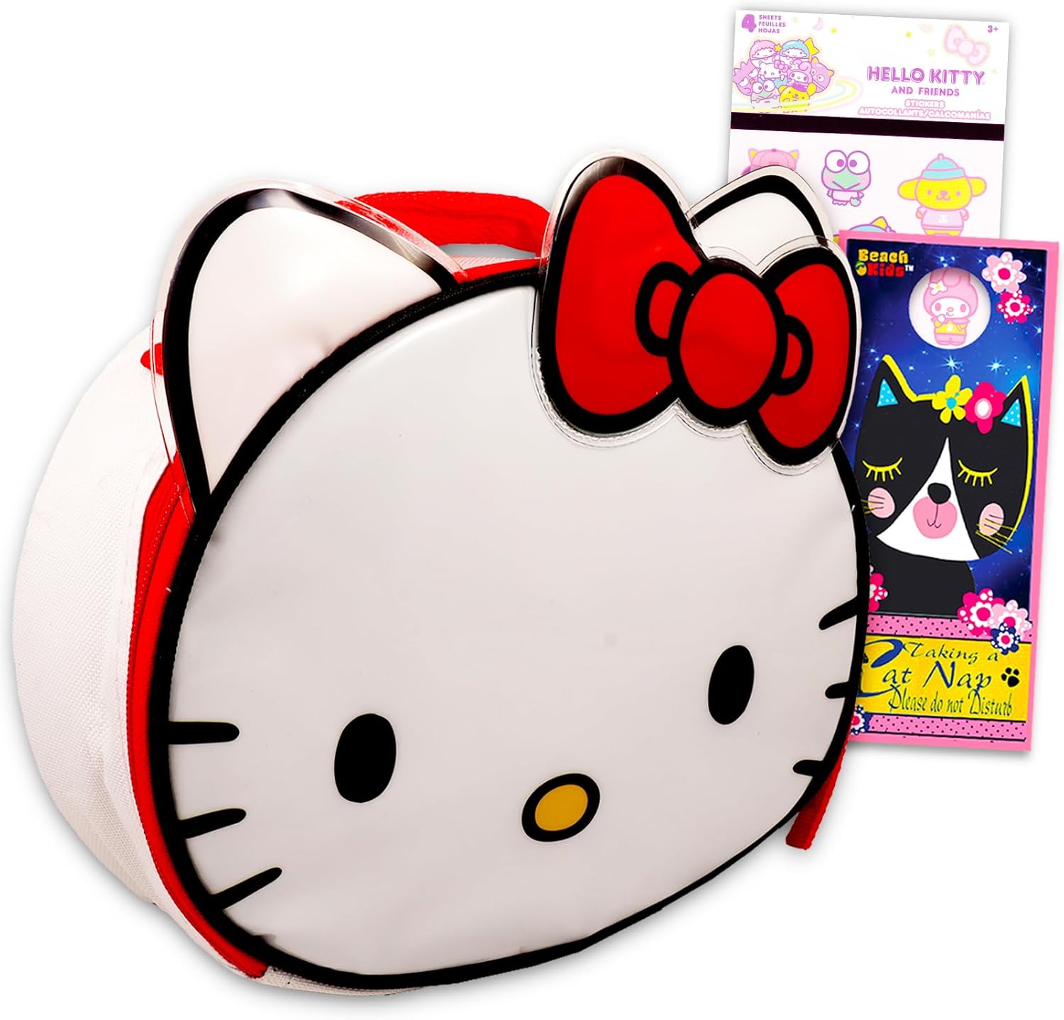 Amazon.com: Hello Kitty Insulated Lunch Box Set for Girls - 3.0L ...