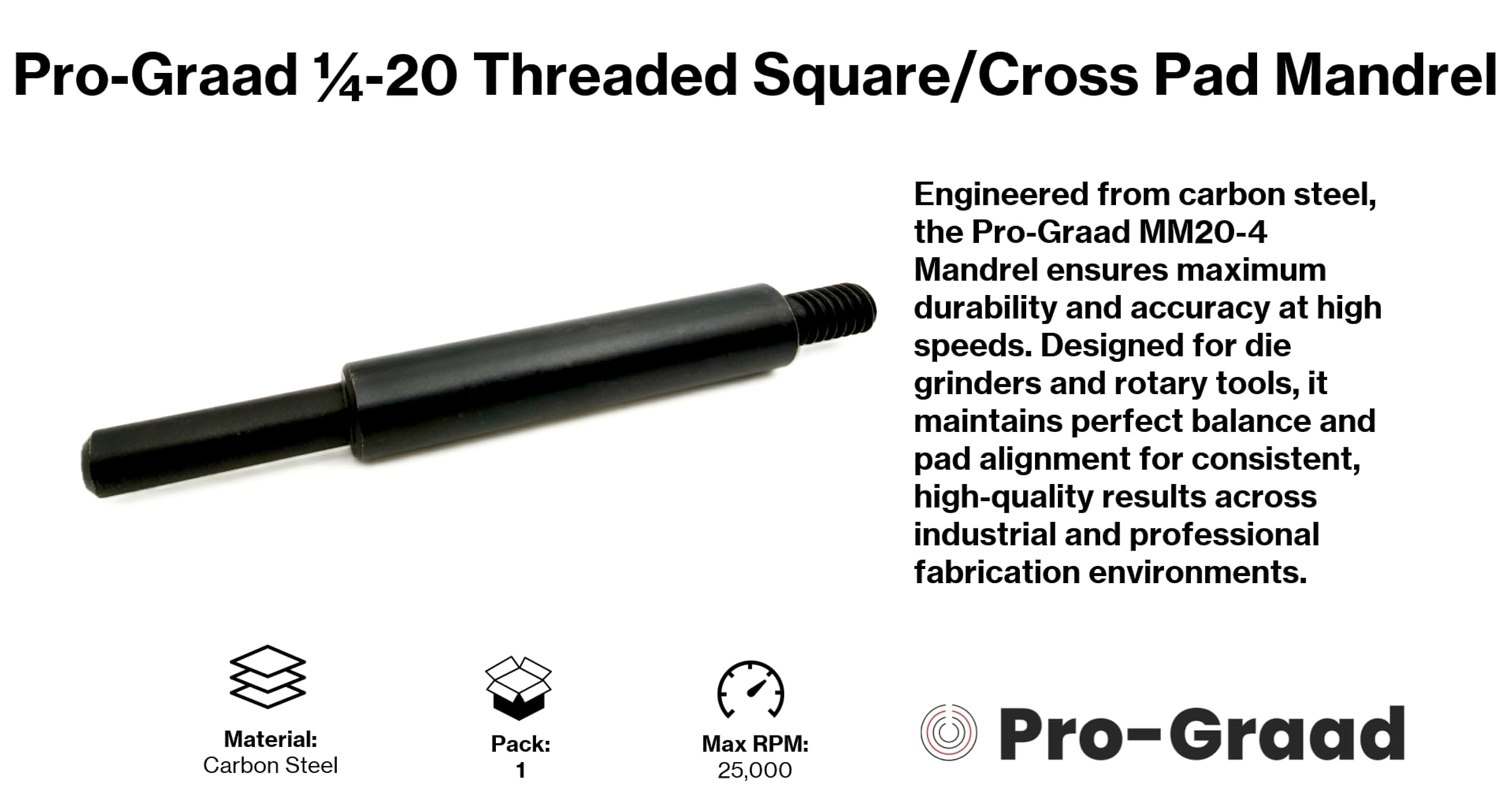 Pro-Graad Overlap Slotted Disc, Square Pad, Cross Pad, Cross Buff Quick ...