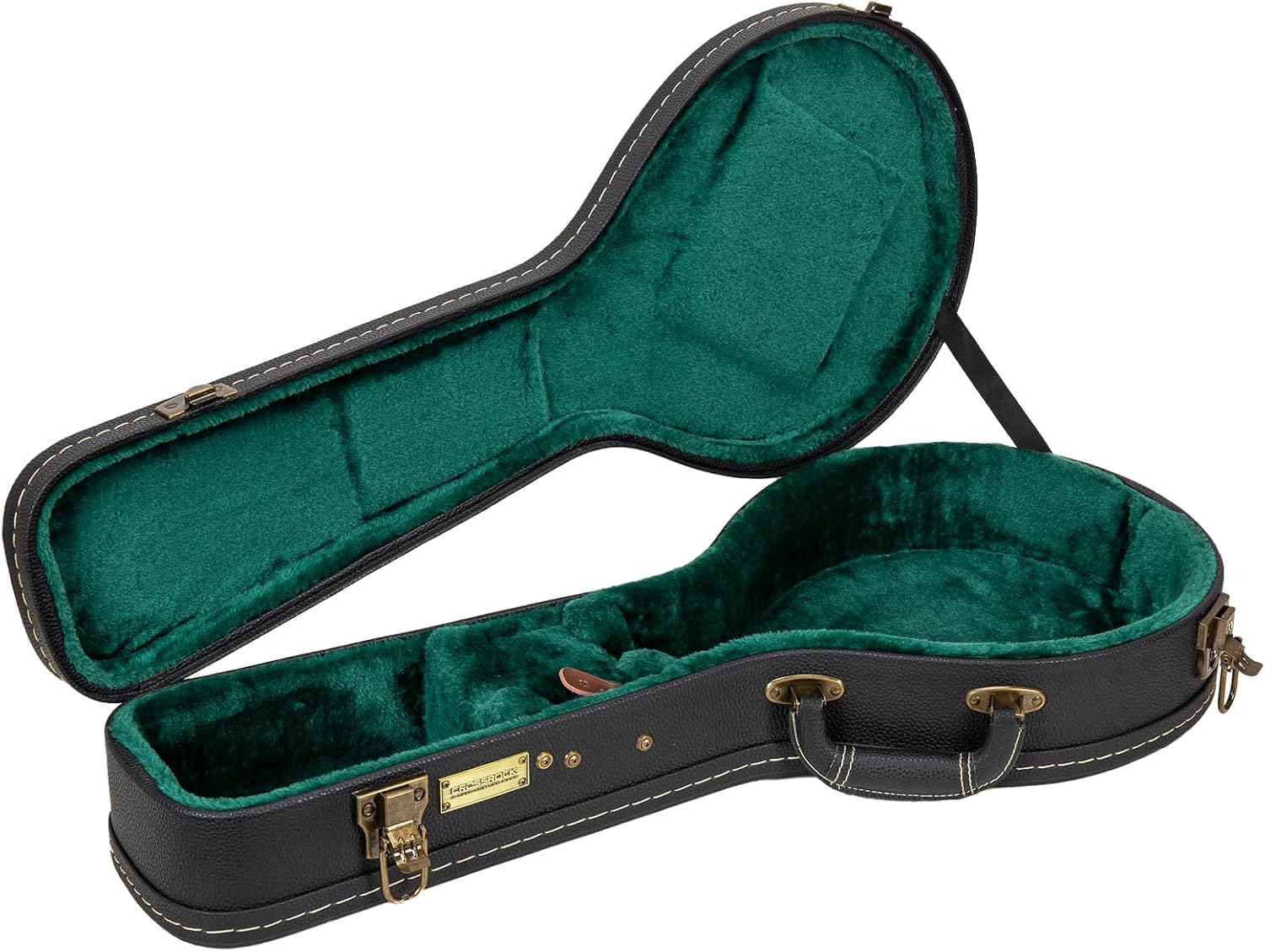 Amazon.com: Crossrock F-Style Mandolin Hardshell Case, Vintage Hardware ...