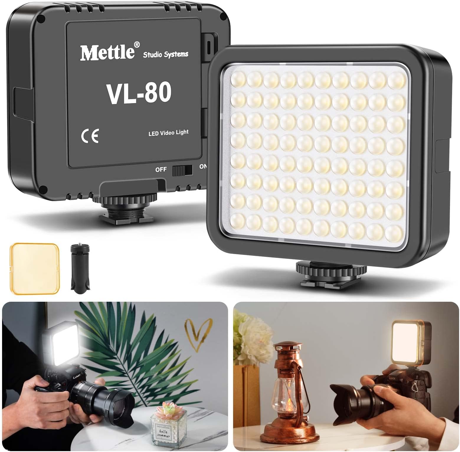 Amazon.com : NEEWER Dimmable 5600K USB LED Video Light 2-Pack with ...