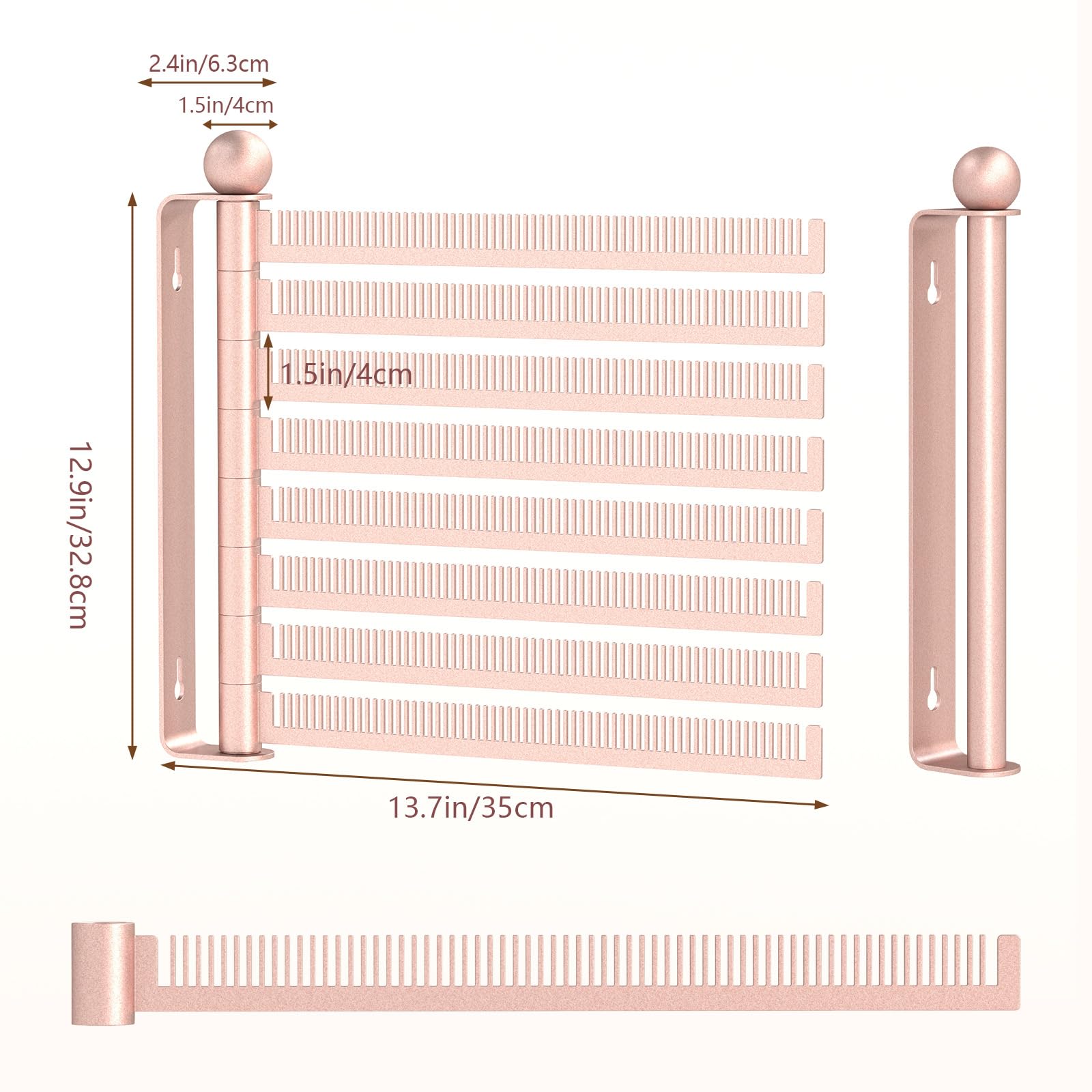 Snapklik.com : Wall-Mounted Wig And Hair Extension Holder, 8 Rotating ...