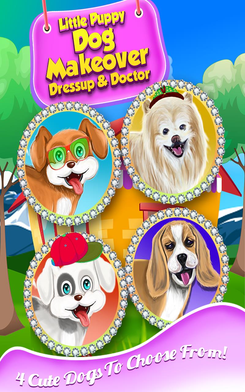Little Pet Puppy Dog Makeover Dressup & Doctor - Free Animal Games For ...