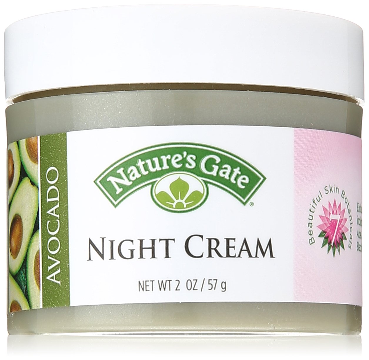 Amazon.com: Nature's Gate Avocado Night Cream, 2 Ounce : Beauty ...