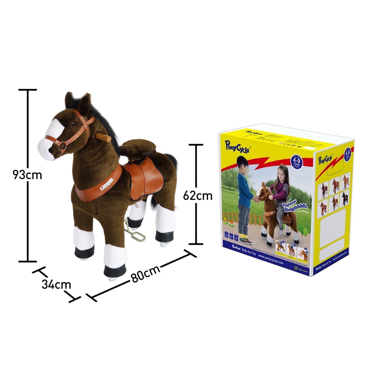 Snapklik.com : PonyCycle Official Riding Horse Toy No Battery No ...