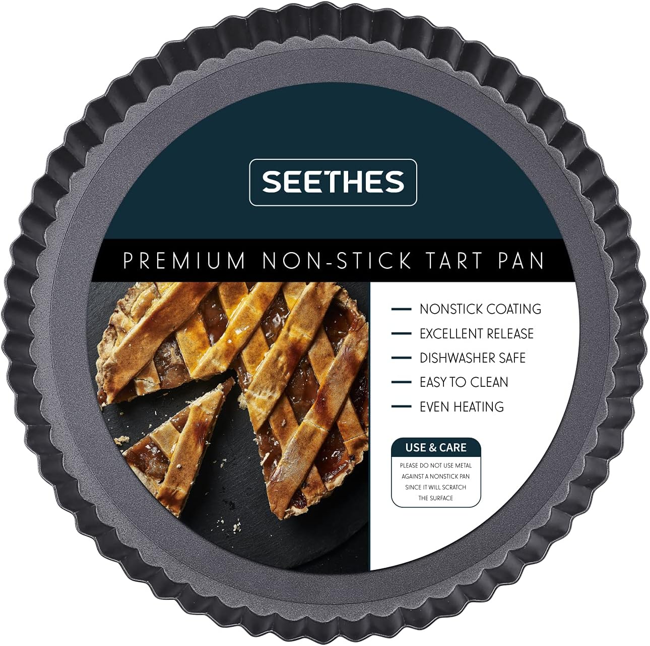 Amazon.com: TORASO 11Inch, 9 Inch and 4 Inch Tart Pan with Removable ...