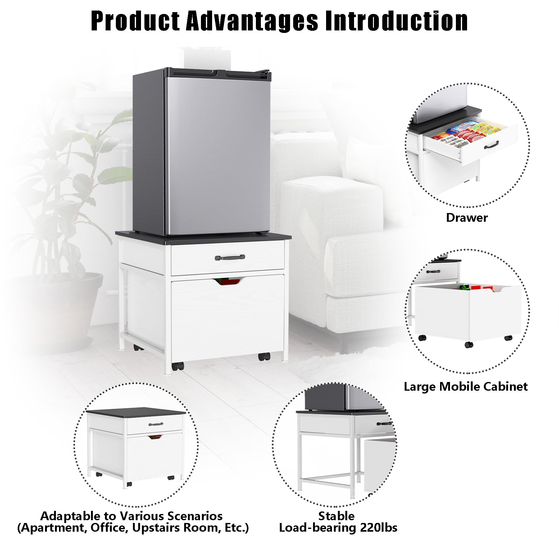 Snapklik.com : GDLF Mini Fridge Stand
