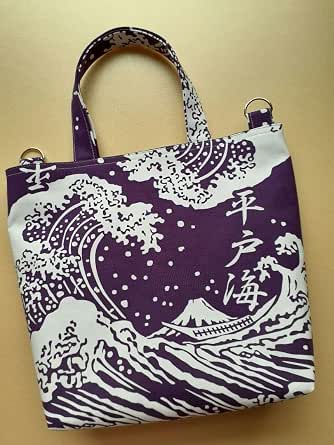 Amazon.co.jp: Hiradoumi Tote Bag, Grand Sumo Yukata, Kimono Sumo Goods ...