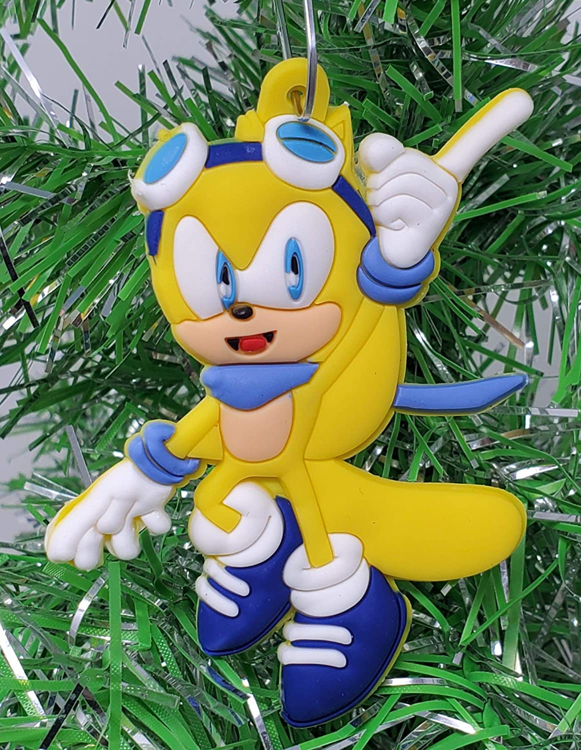 Amazon.com: Sonic Ray The Flying Squirrel Ornament (Unique Shatterproof ...