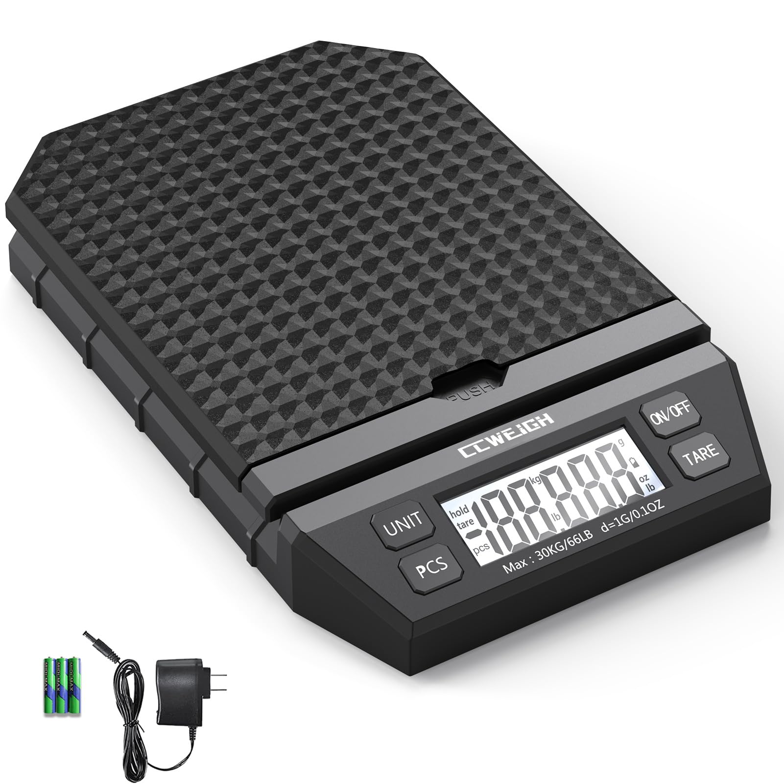 Digital Heavy Duty Shipping and Postal Scale with Durable ABS Plastic ...