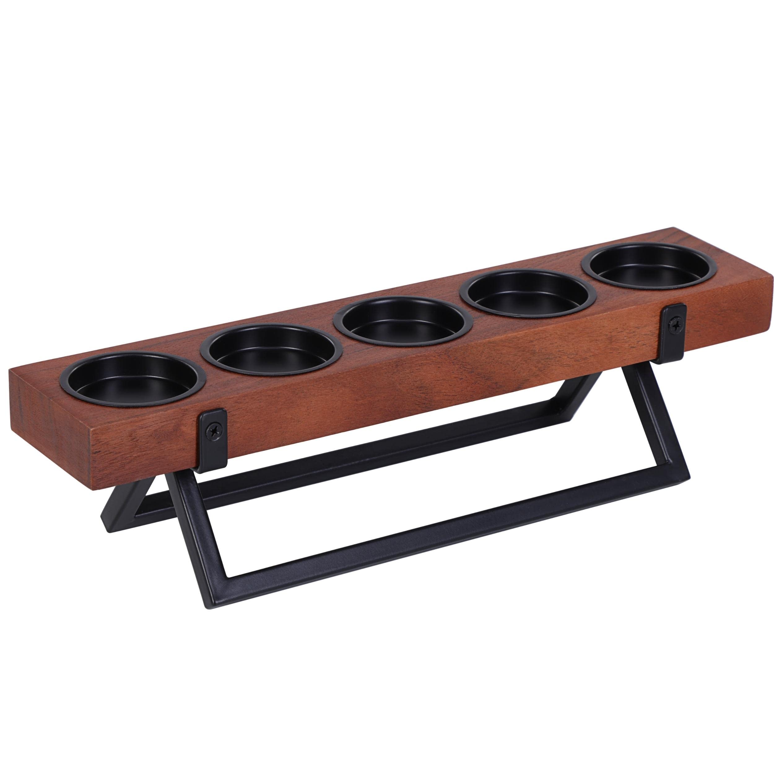 Amazon.com: BIRDROCK HOME 5-Candle Centerpiece | Fits Small 2" D Votive ...