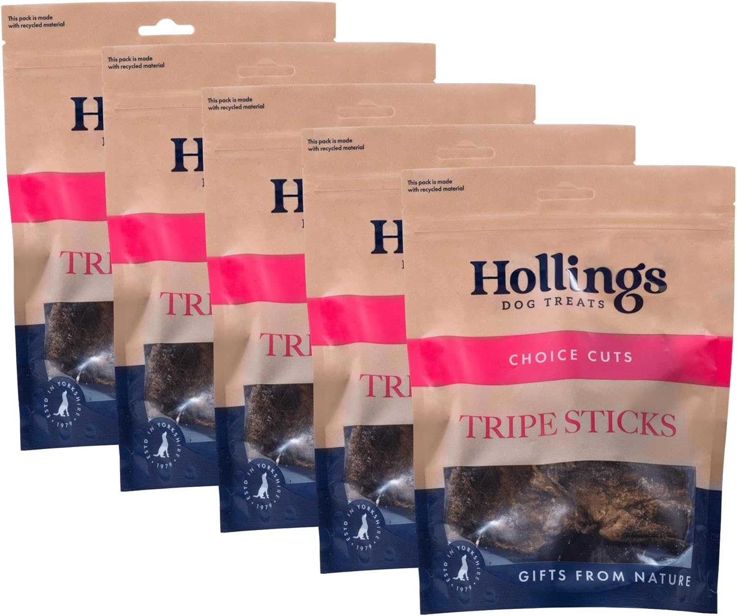 Hollings Tripe Sticks Dog Treats, 100% Natural Air Dried Chews for ...