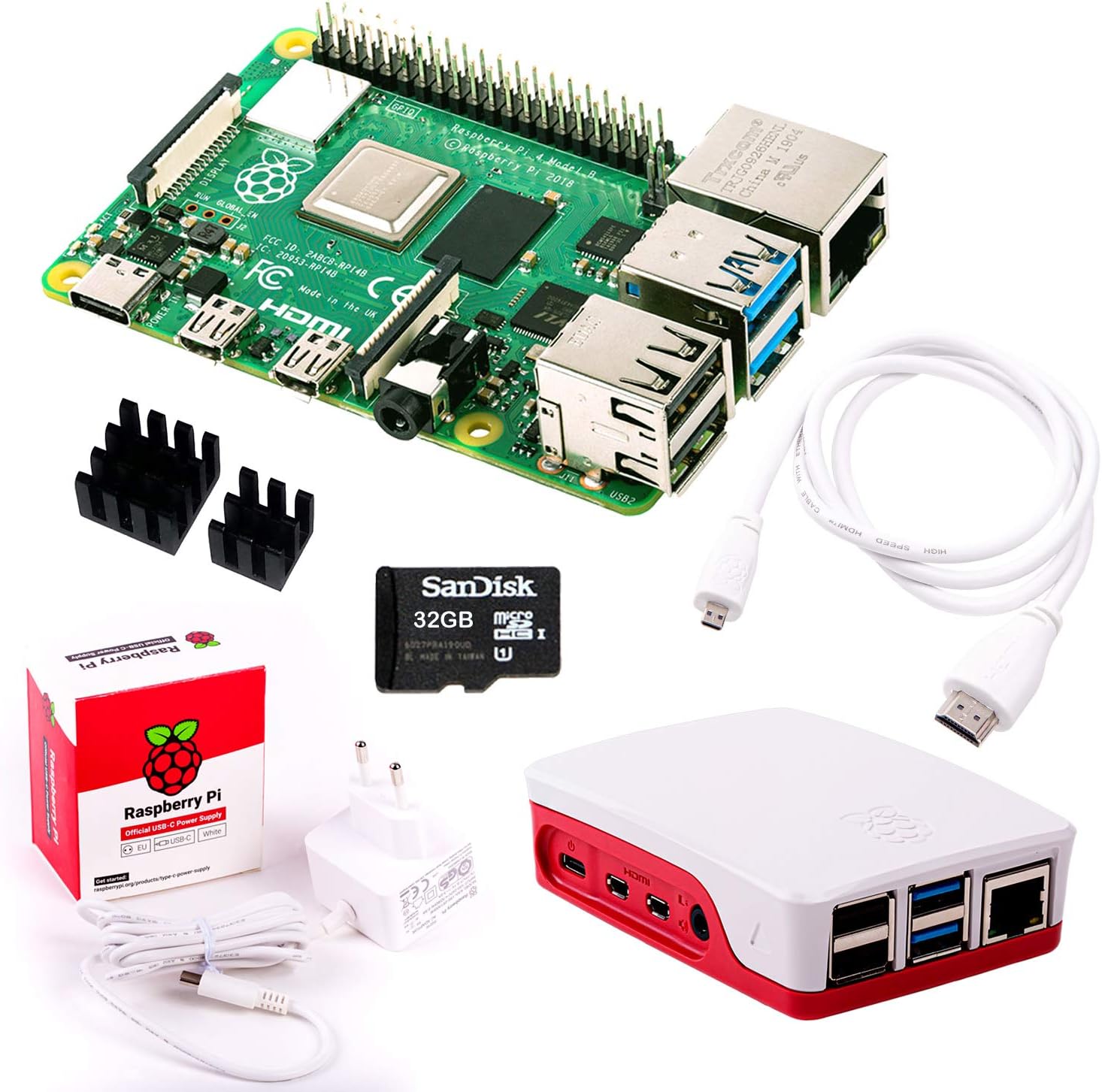 Raspberry Pi 4 Modell B ARM , Linux: Amazon.de: Computer & Zubehör