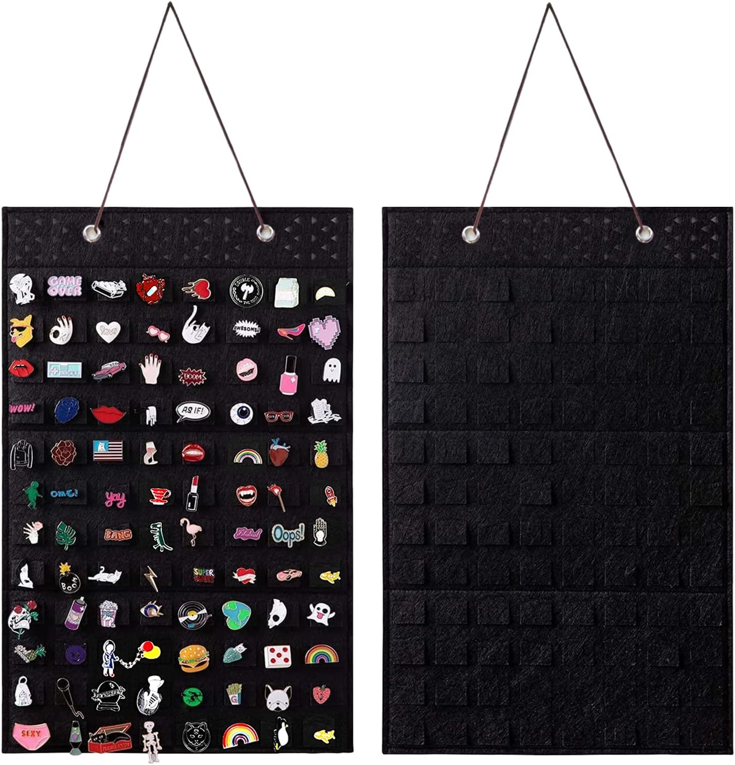 Amazon.com: XPINYT Hanging Pin Holder Brooch Pin Board Case Pin ...