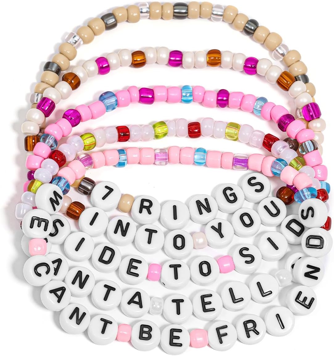Amazon.com: AICase for Ariana Grande Merch Friendship Bracelets, Beaded ...