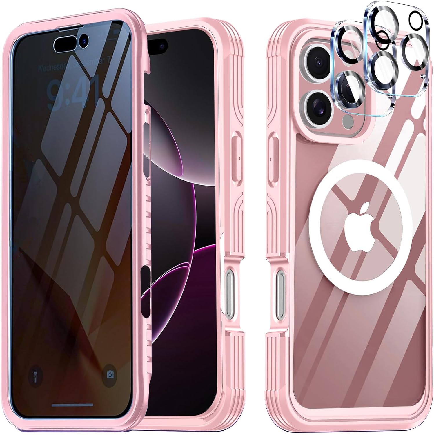 Amazon.com: AFENGBOX for iPhone 16 Case with Privacy Screen Protector ...