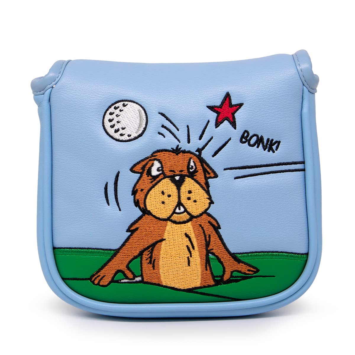 Golf Club Head Covers Funny Mallet Putter Cover with Strong Magnetic ...