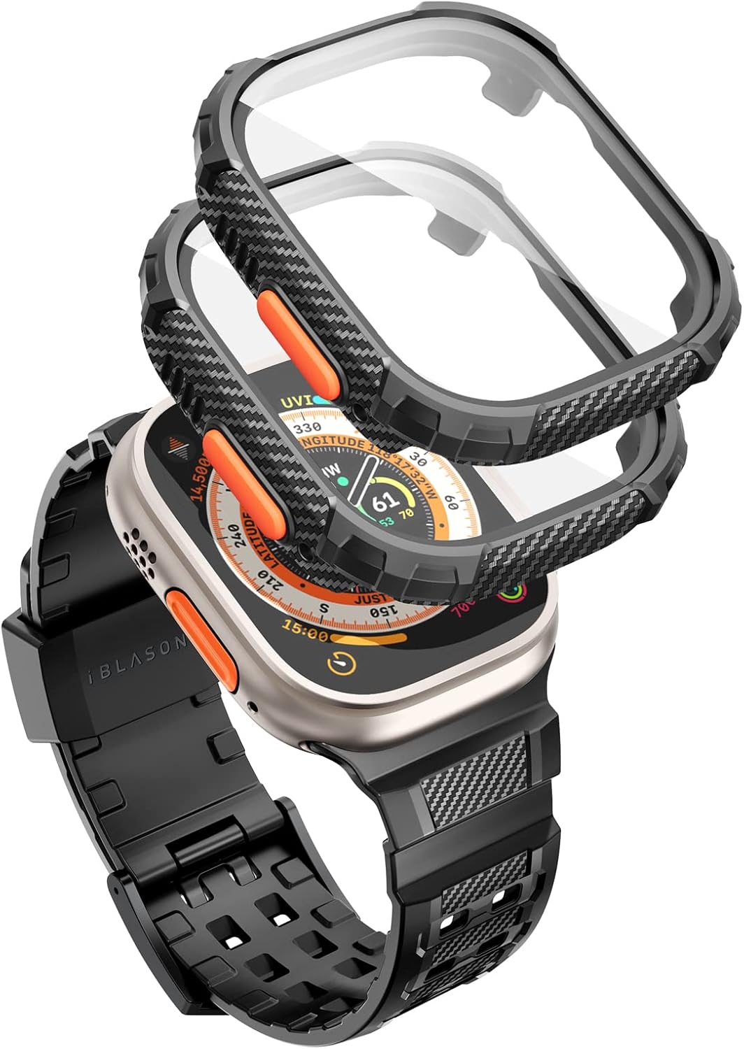 Amazon.com: i-Blason for Apple Watch Ultra 3/2/1 Band 49mm with 2 Pack ...