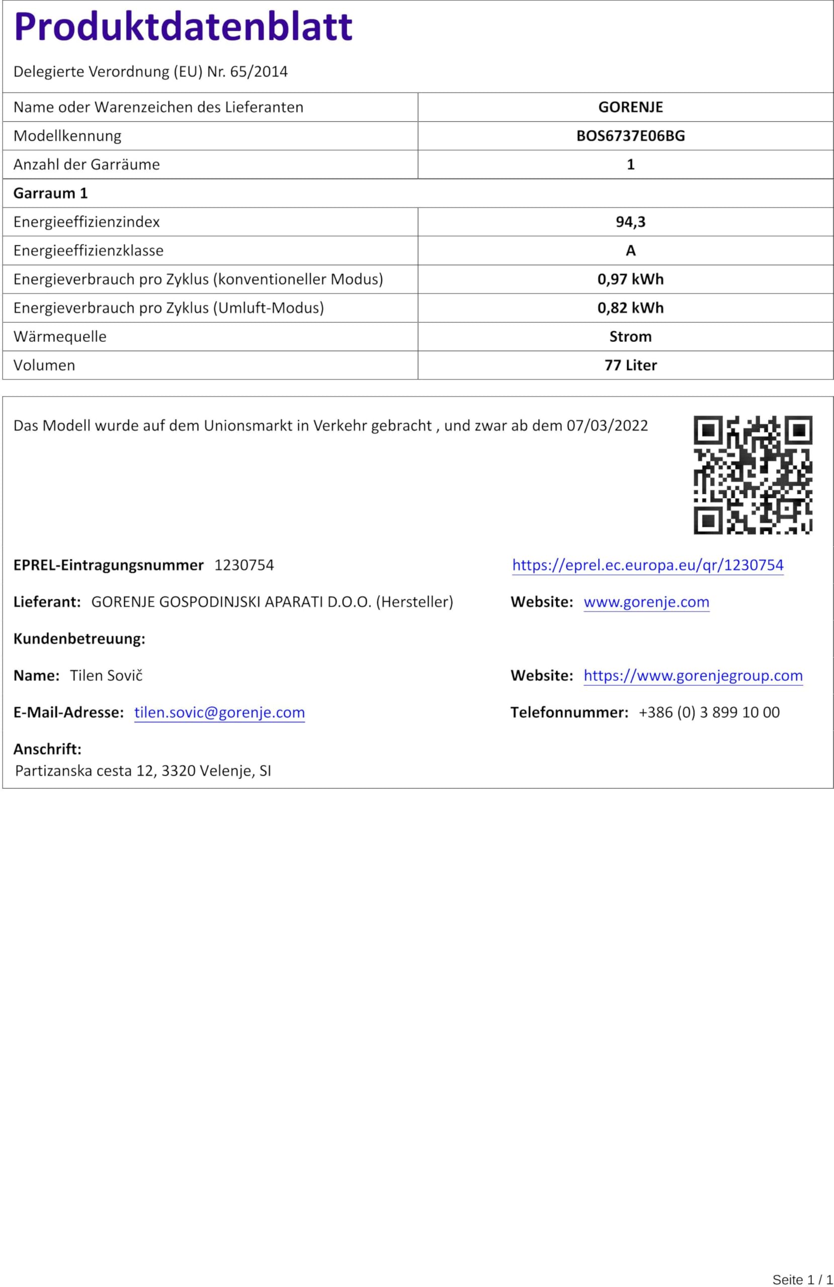 Gorenje Black Induction Set 2, Kombination aus autarkem Kochfeld ...
