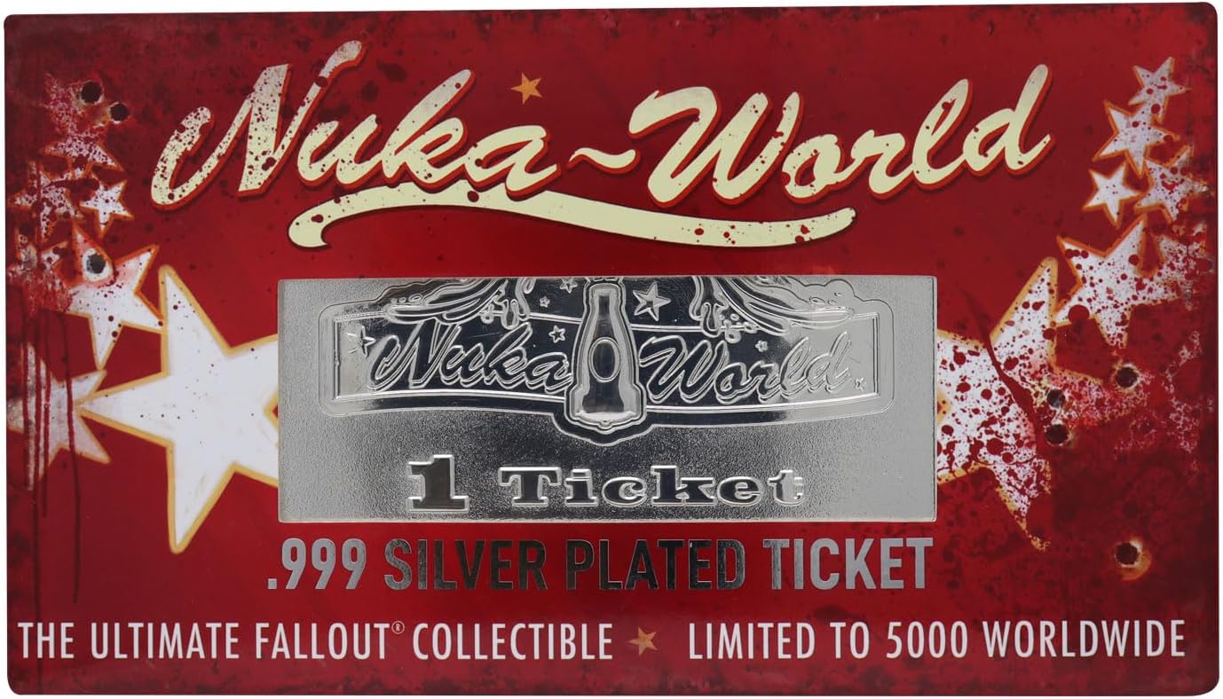 Amazon.com: Fallout Limited Edition .999 Silver Plated Replica Nuka ...