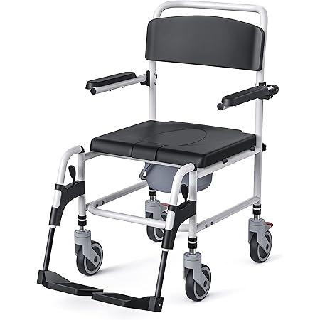 Amazon.com - Drive Medical 11114KD-1 Shower Chair / Commode Chair with ...