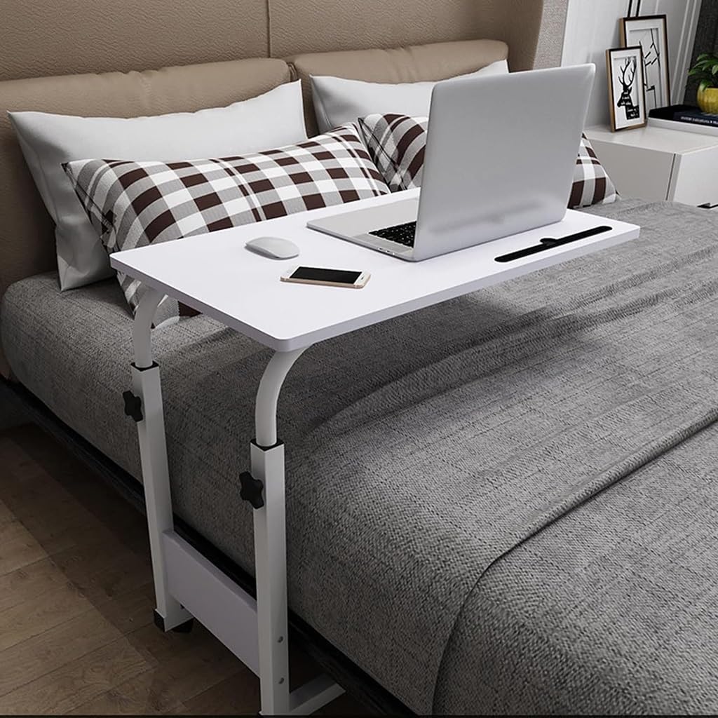 Amazon.com: ANUUMA Adjustable Height Bedside Laptop Table, Mobile ...