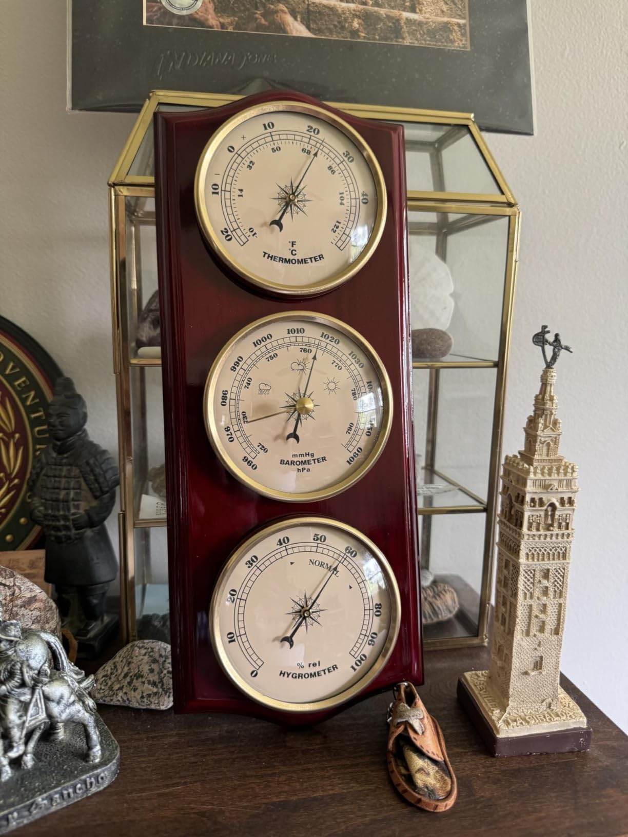 Amazon.com: Classic Analog Weather Station-Home Barometers-Indoor ...