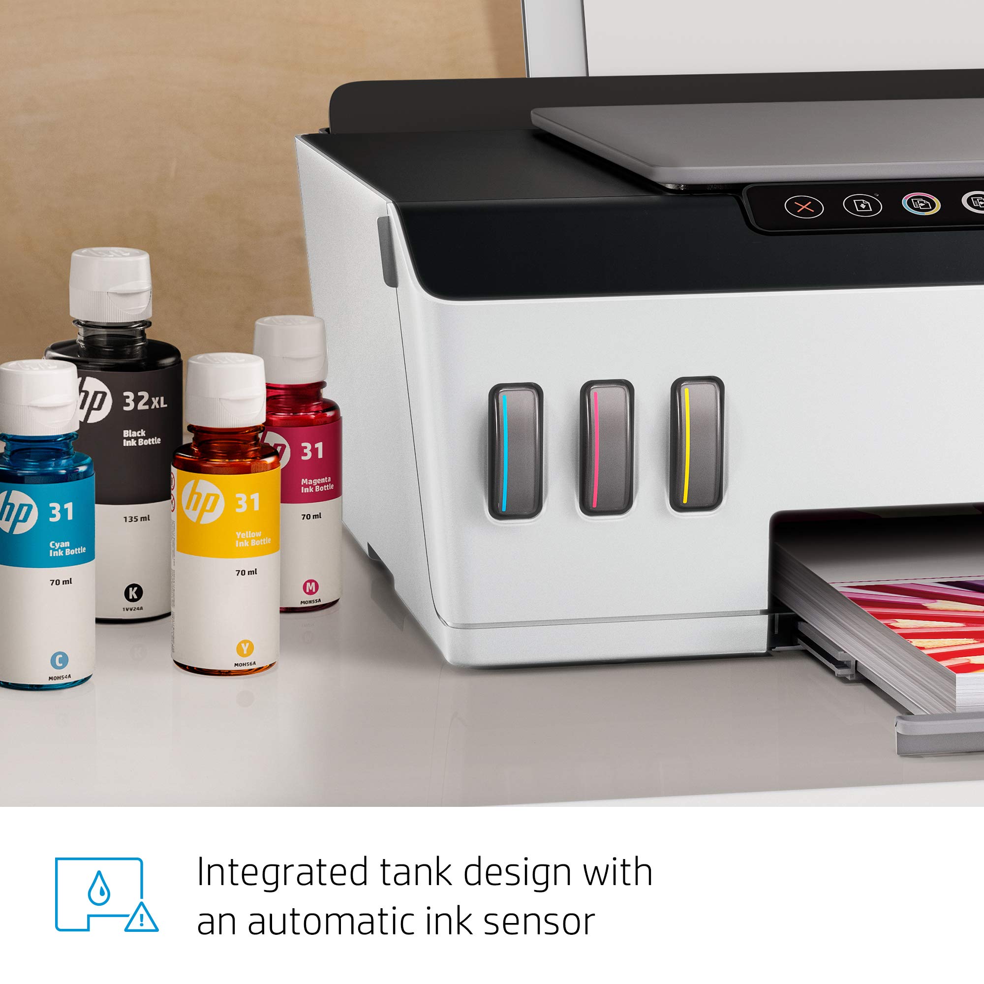 Buy HP Smart -Tank Plus 551 Wireless All-in-One Ink -Tank Printer, up ...