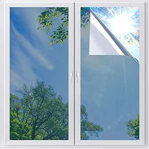 Amazon.com: LUTE One Way Daytime Privacy Window Film, Sun Blocking Anti-UV Heat Blocking Tint ...
